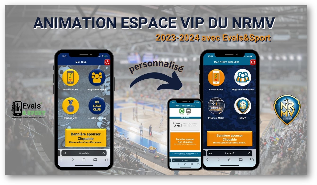 Le NRMV utilisera Evals&Sport pour faire pronostiquer ses partenaires : Evals Store